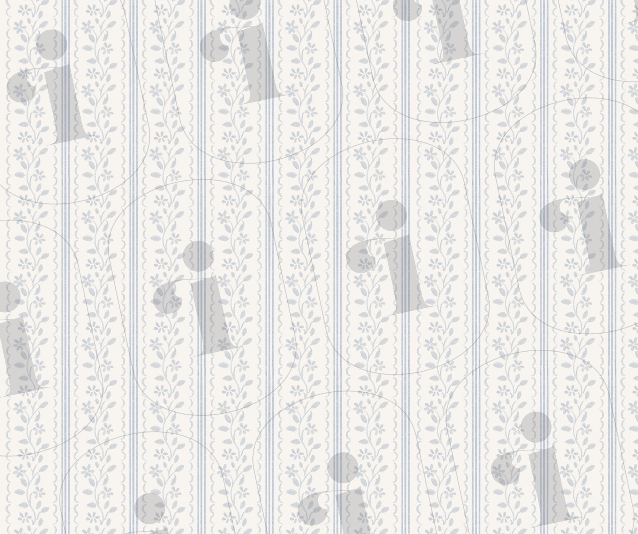 Amy Vintage Computer Wallpaper Pattern – Plan with Inès