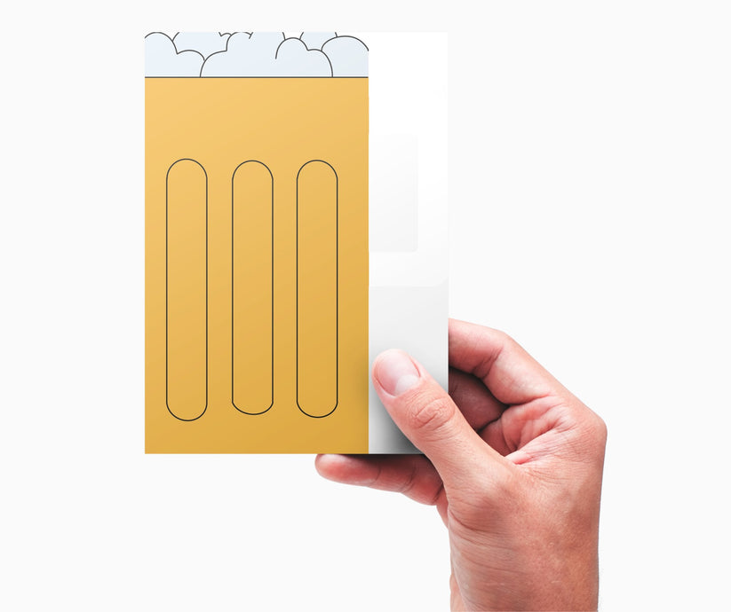 Father's Day Card Color-In Printable - Beer – Plan with Inès