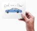 Father's Day Card Color-In Printable - Car – Plan with Inès