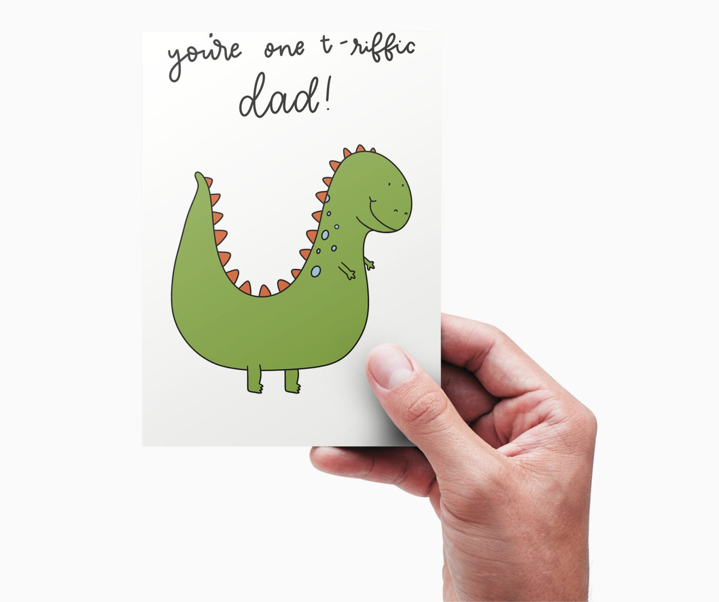 Father's Day Card Color-In Printable - Dinosaur – Plan with Inès