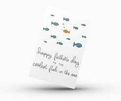 Father's Day Card Color-In Printable - Fishing – Plan with Inès