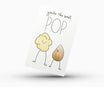 Father's Day Card Color-In Printable - Popcorn Theme 1 – Plan with Inès