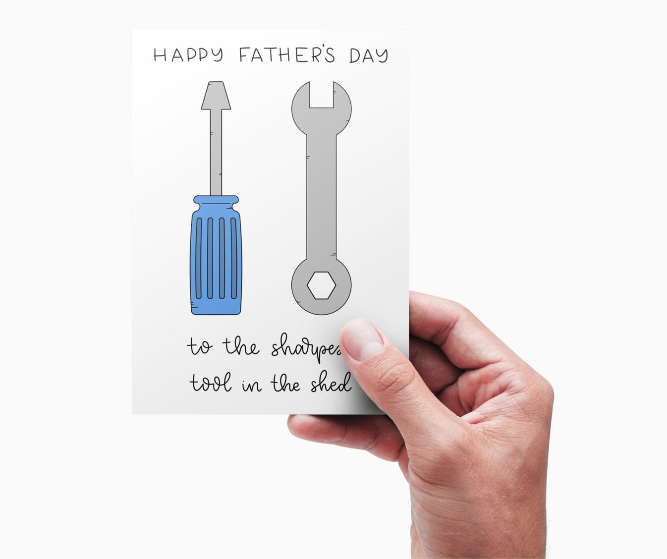 Father's Day Card Color-In Printable - Tools – Plan with Inès