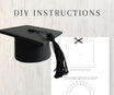 Graduation Cap Card Gift Box - DIY Instructions and Printout – Plan ...